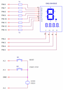Arduino lessons. Work with time in Arduino. A sports stopwatch project ...