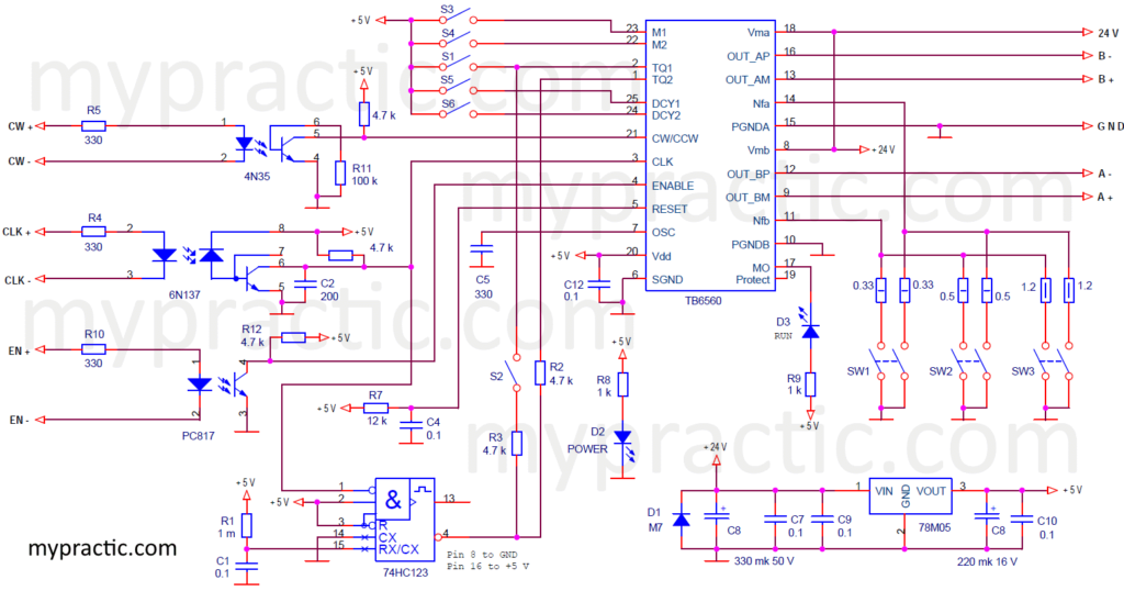 Practical Application of STEP / DIR Driver TB6560-V2. | EQUIPMENT ...